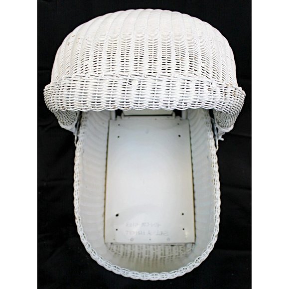 Unbranded | Toys | Vtg Baby Doll Rocking Carrier Bassinet Basket Cradle ...